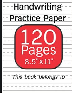 Handwriting Practice Paper for Kids learning to write numbers and ...