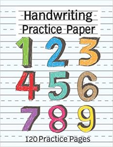 Handwriting Practice Paper for Kids : 120 Page Blank Dotted Midline ...